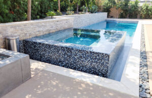 Rim Flow Spa Pictures │ Blue Haven Pools