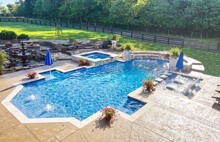 Geometric Pools - Blue Haven Custom Swimming Pool and Spa Builders
