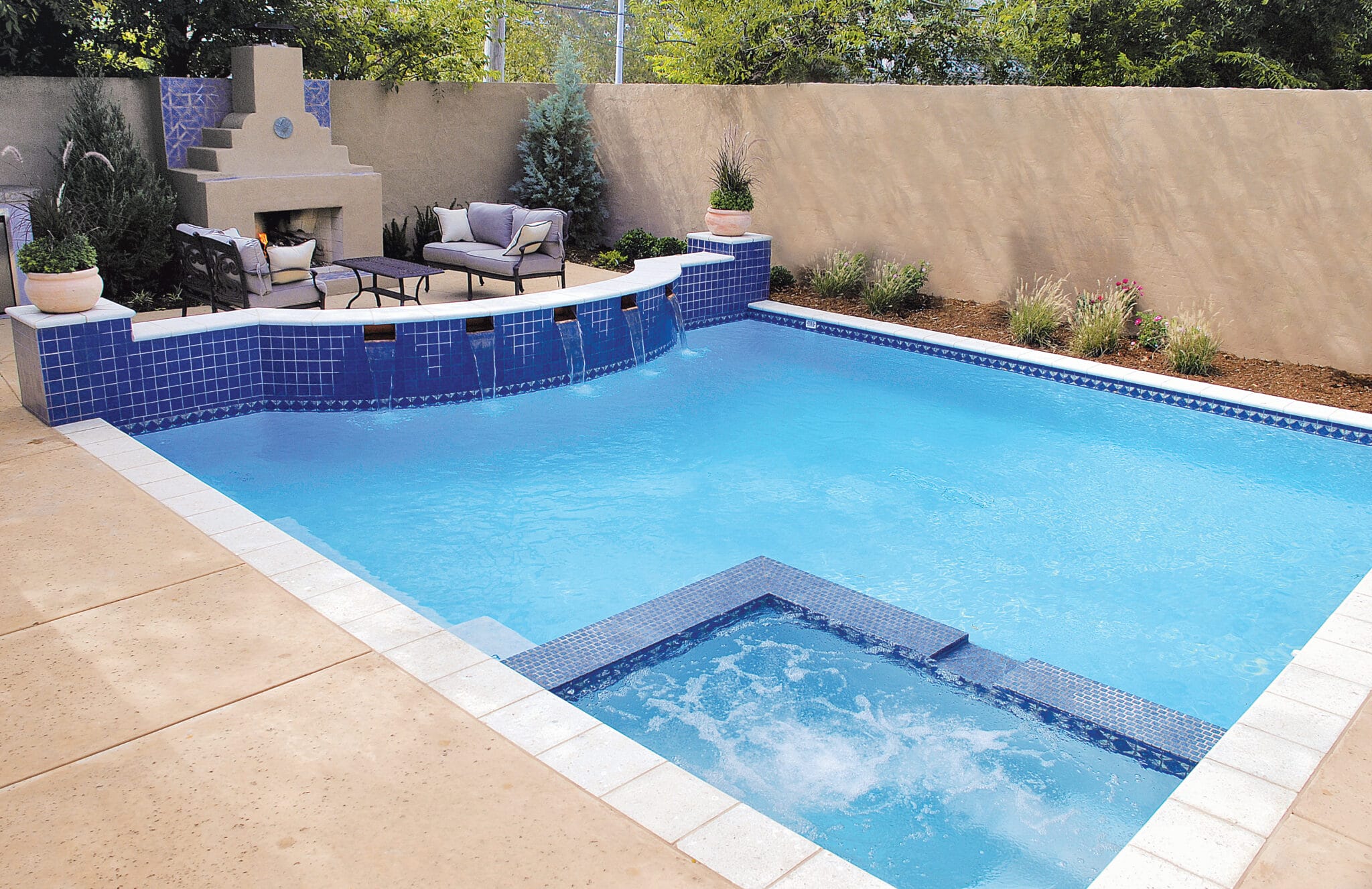Custom Interior Spa Pictures | Blue Haven Pools